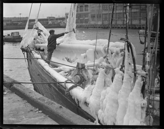 Maritime: Ice-Covered Fishing Boats | Leslie Jones: The Camera Man